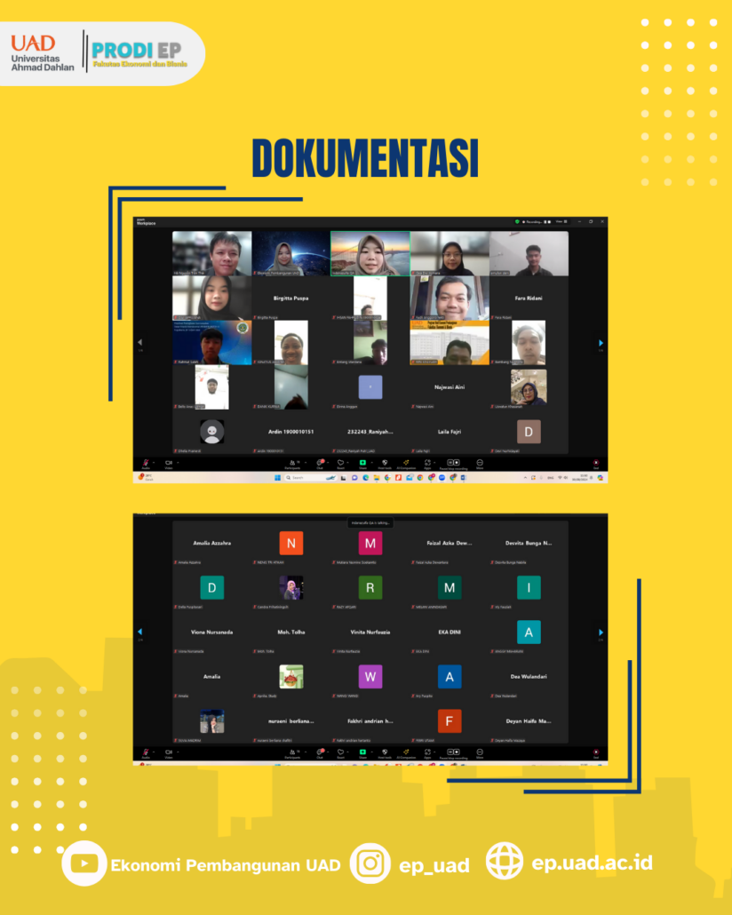 “Course On Mediation Analysis Method” Telah Diselenggarakan Oleh Prodi Ekonomi Pembangunan UAD ...