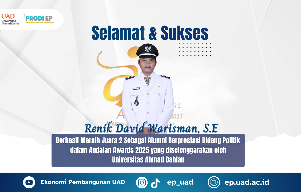 Alhamdulillah, Alumni Prodi EP berhasil meraih peringkat 2 dalam ...